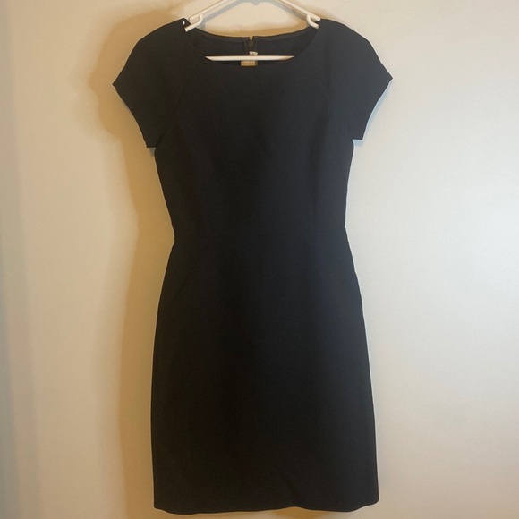 J. Crew | Dresses | J Crew Career Black Fitted Dress | Poshmark